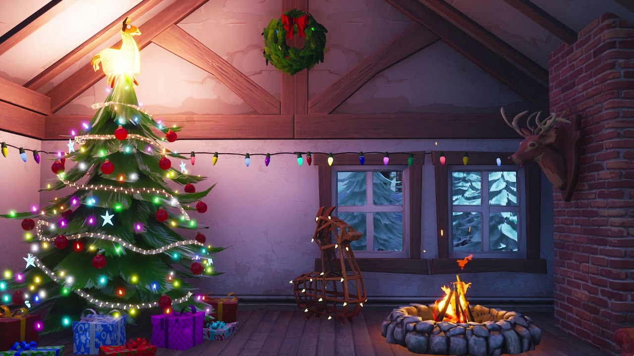 Fortnite Yule Log - YouTube
