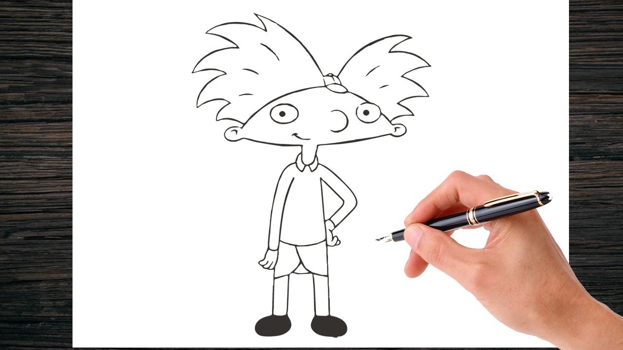 How To Draw Arnold - Step By Step | Tutorial - YouTube