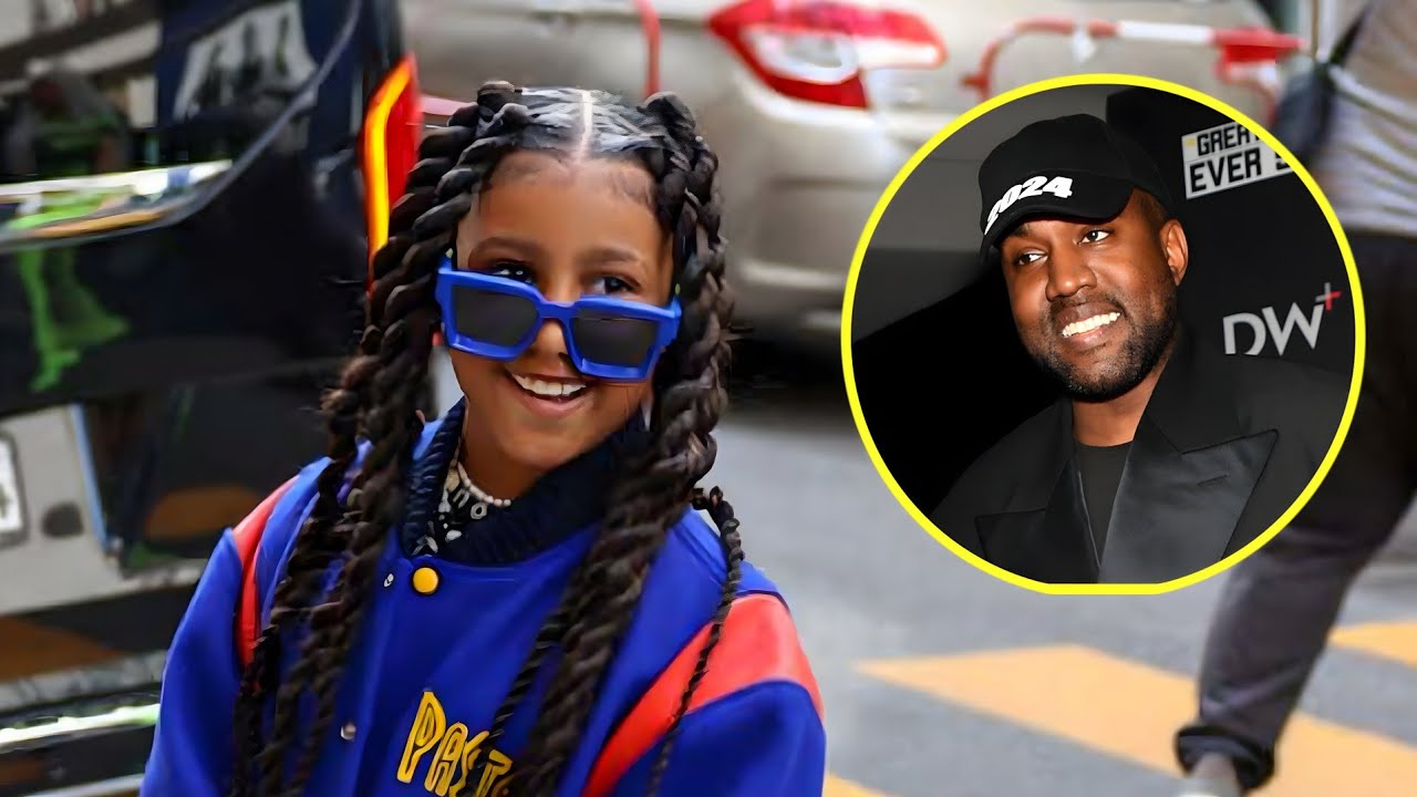 NORTH WEST SPITS FIRE BARS WITH KANYE - Mini Rapper is Born! 🎤 - YouTube