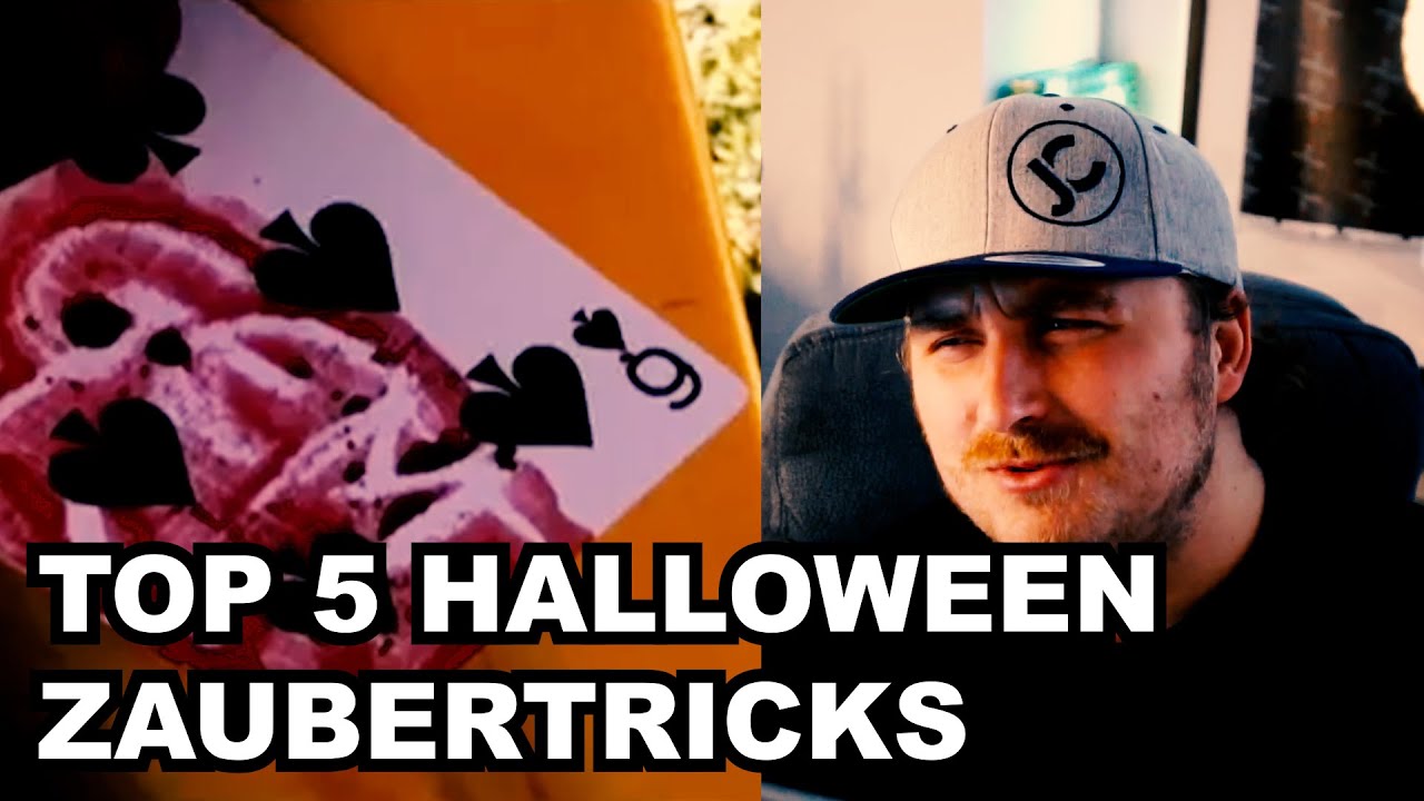 DAMIT ERSCHRECKST du ALLE // TOP 5 HALLOWEEN Zaubertricks - YouTube