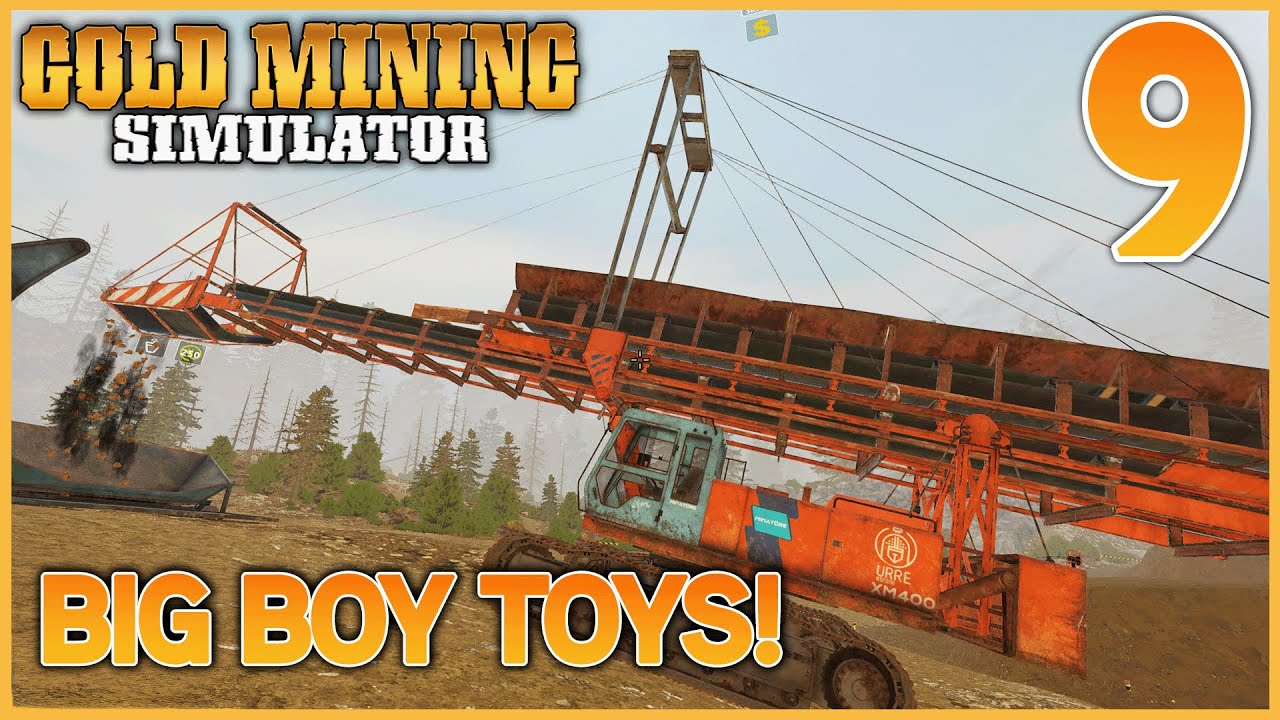 We Ramped Up with BIG BOY TOYS! - GOLD MINING SIMUILATOR - YouTube