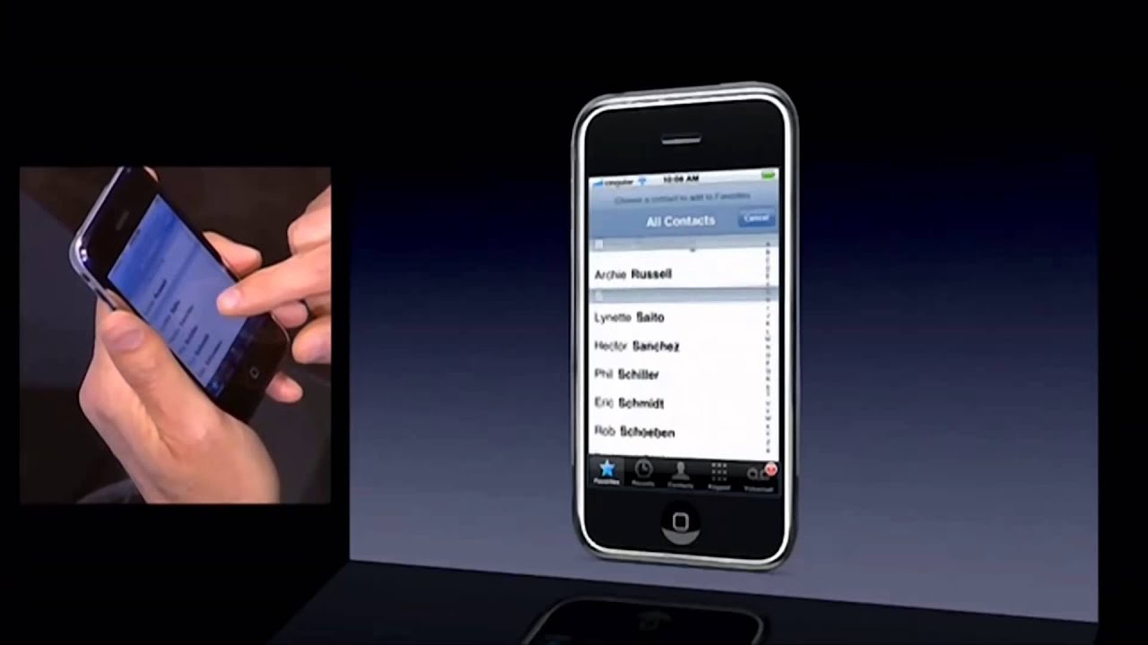 Steve Jobs first iPhone Presentation - 2007 [HD] - YouTube