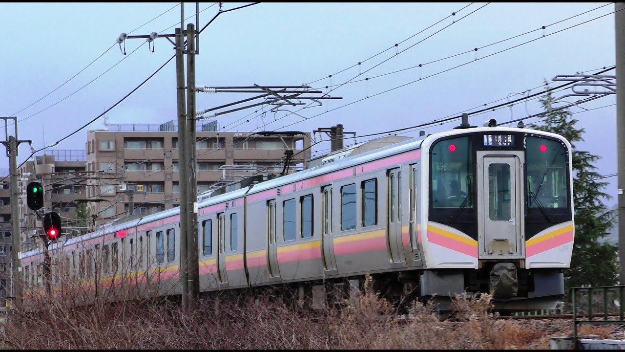 E129系B26編成信越本線下り433M - YouTube