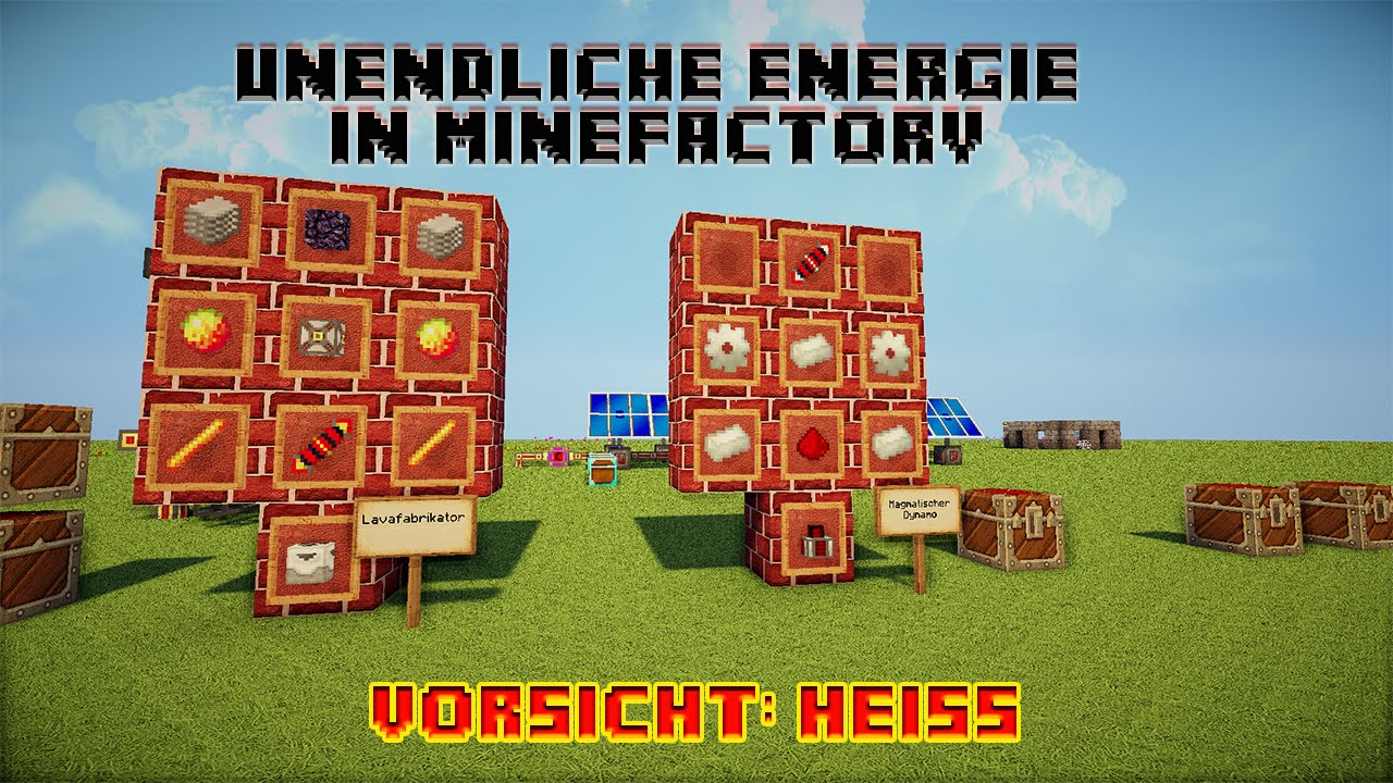 Unendlich Energie in Minefactory [Lavafabricator [ Magma Dynamo ...