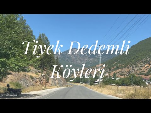 Hatay Hassa Tiyek ve Dedemli Köyleri #hatay #hassa #keşfet #travel #gezi #doğa #doğal #antakya #köy