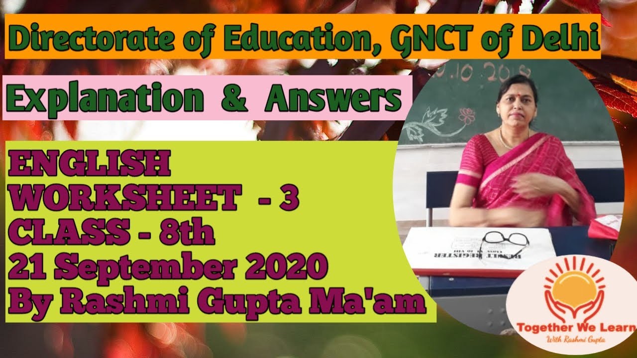 Class 8th English Worksheet 3 Explanation Answers DOE GNCT Of class-8th-english-worksheet-3-explanation-answers-doe-gnct-of