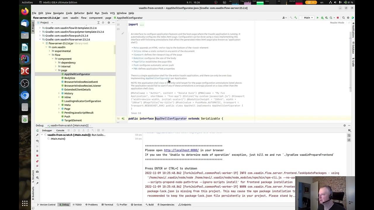 Creating Vaadin App from scratch, using Vaadin Boot and Gradle: Part 1 - YouTube