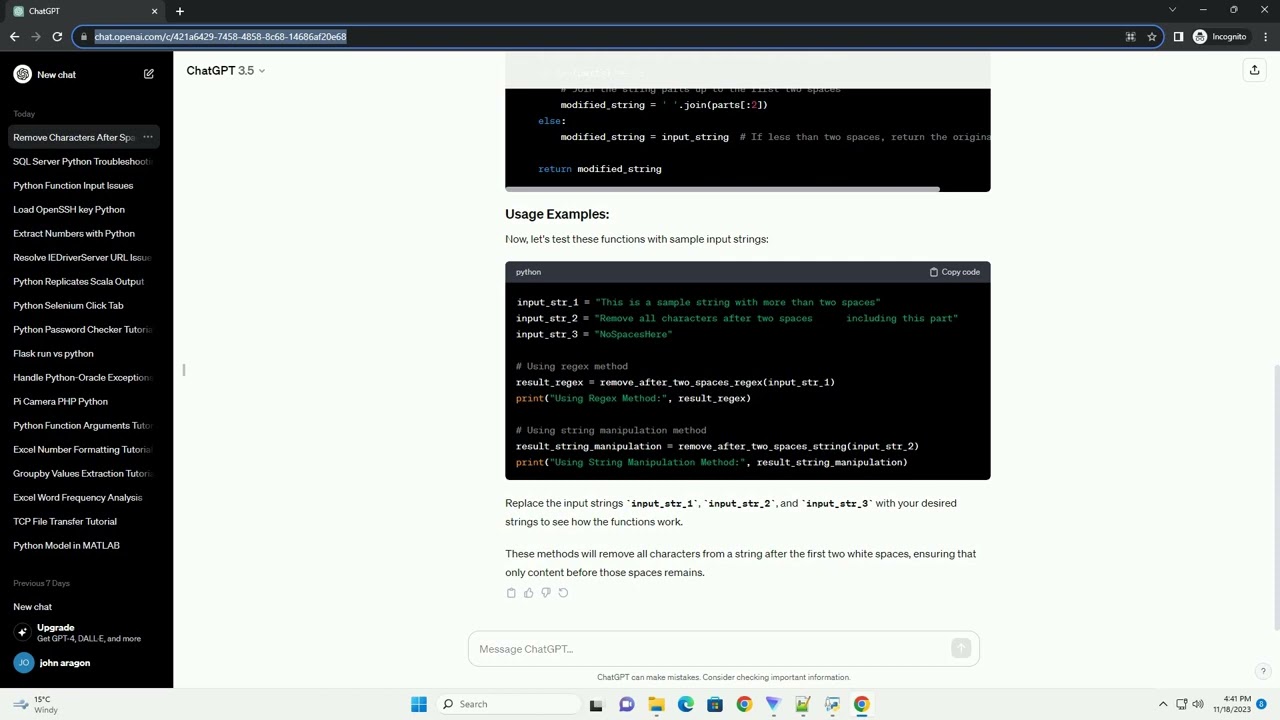 How To Remove All Characters From A String After Two White Spaces In How To Remove All Characters From A String After Two White Spaces In