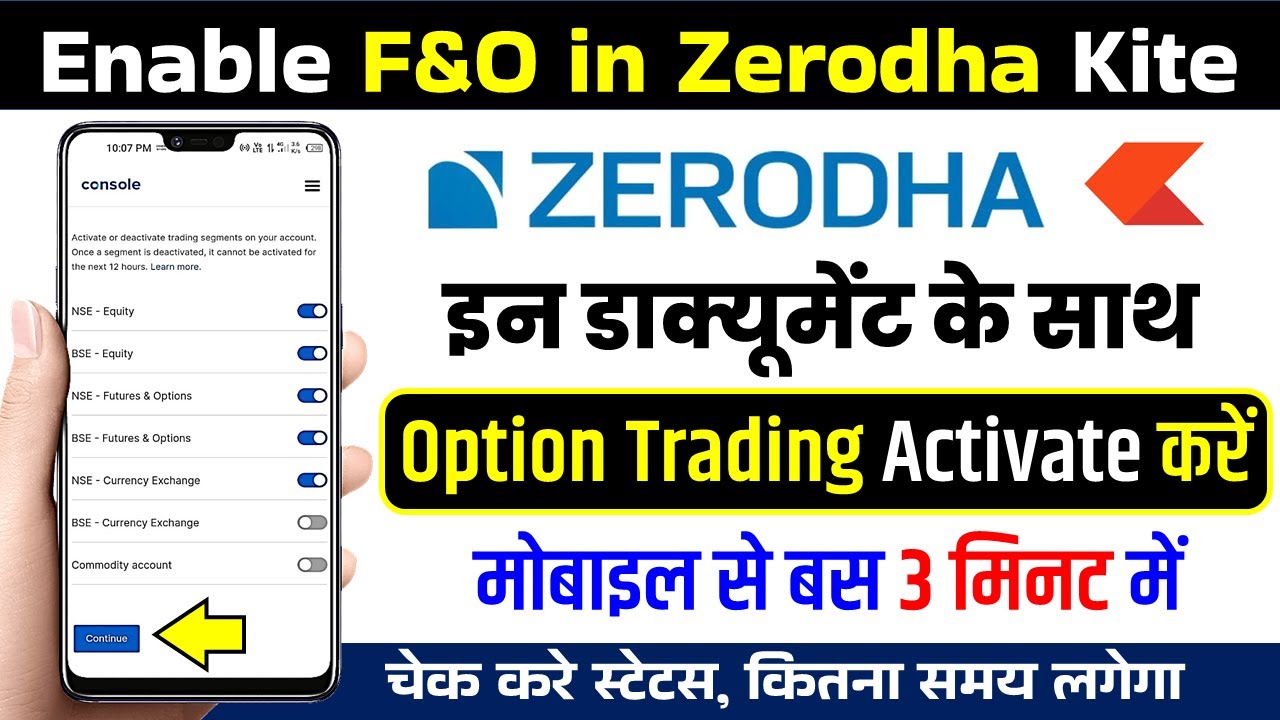 How To Enable F o In Zerodha How To Activate Option Trading In How To Enable F o In Zerodha How To Activate Option Trading In