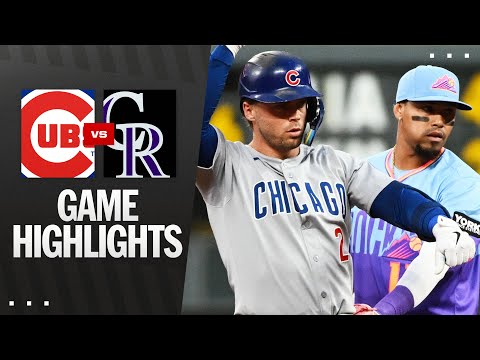 Cubs vs. Rockies Game Highlights (8/29/25) | MLB Highlights