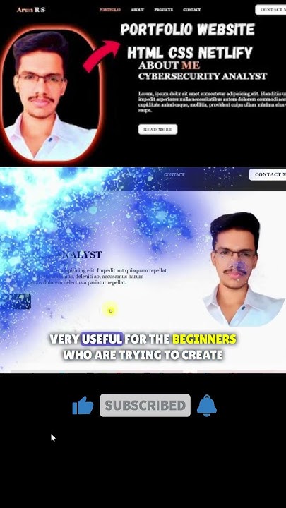 Portfolio Website Using Html Css And Host Using Netlify 2025 Freetech