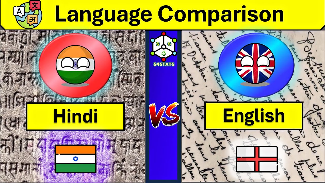 Hindi vs English Language Comparison | Indo European Language Family ...
