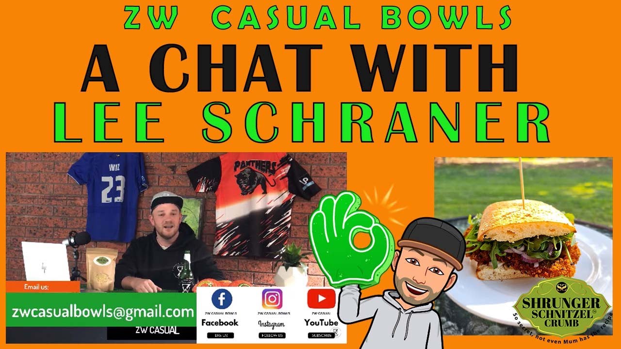 Lee Schraner - Chats Lawn Bowls & about his Shrunger Schnitzel Crumb ...