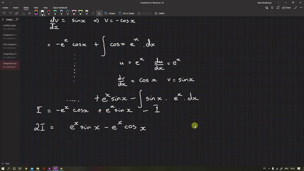 P4_6.4.2 Integration by Parts (cyclic) - YouTube