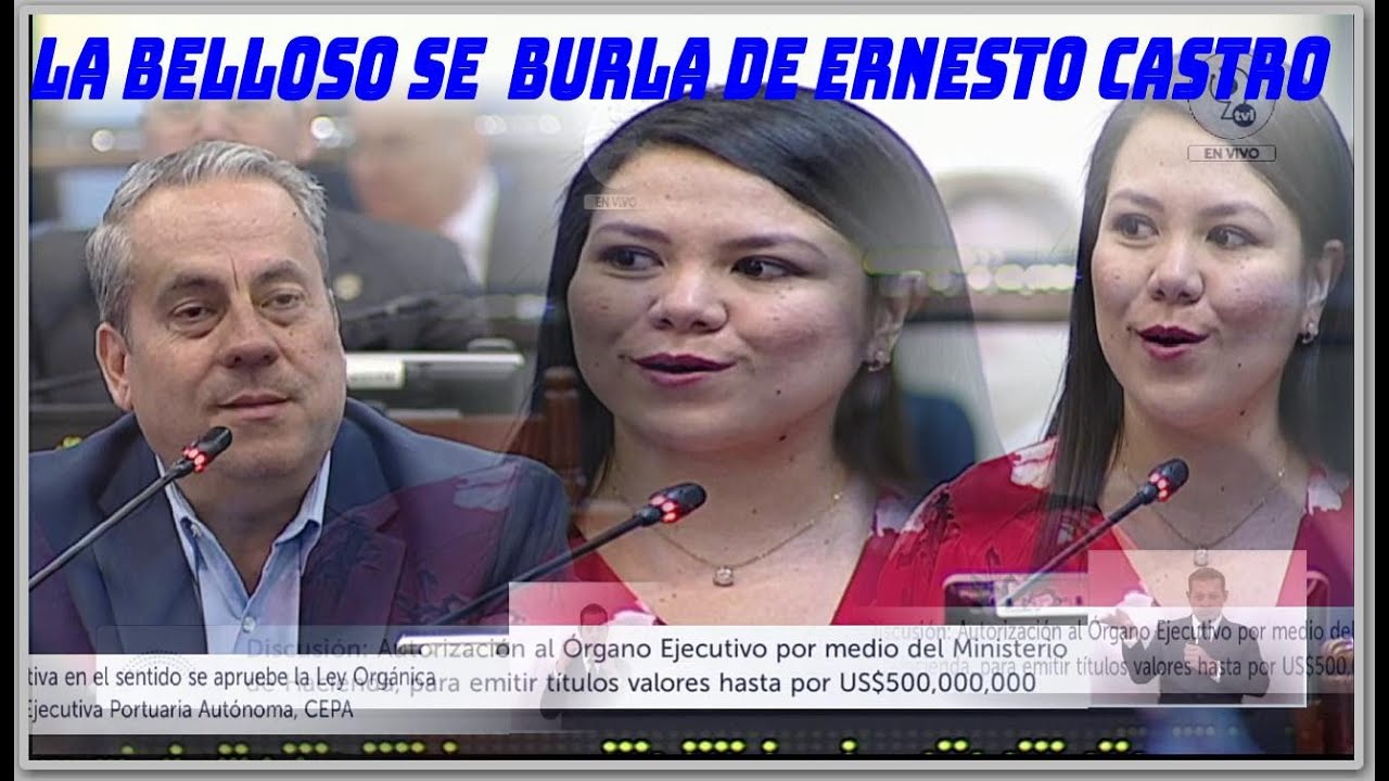 LA BELLOSO OFENDE A ERNESTO CASTRO - YouTube