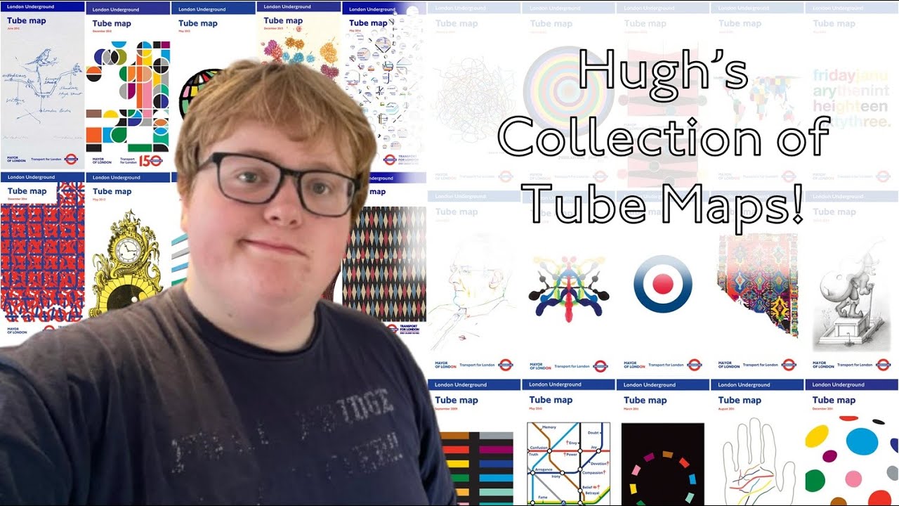 Hugh's Collection of Tube Maps! - YouTube