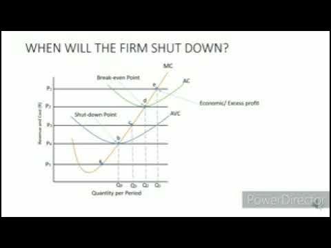 Perfect markets (the shut down point). [Grade 12 economics]. - YouTube