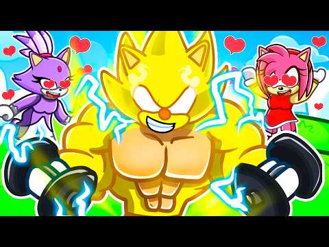 RIZZING GIRLS As SUPER SONIC In Roblox GYM LEAGUE!