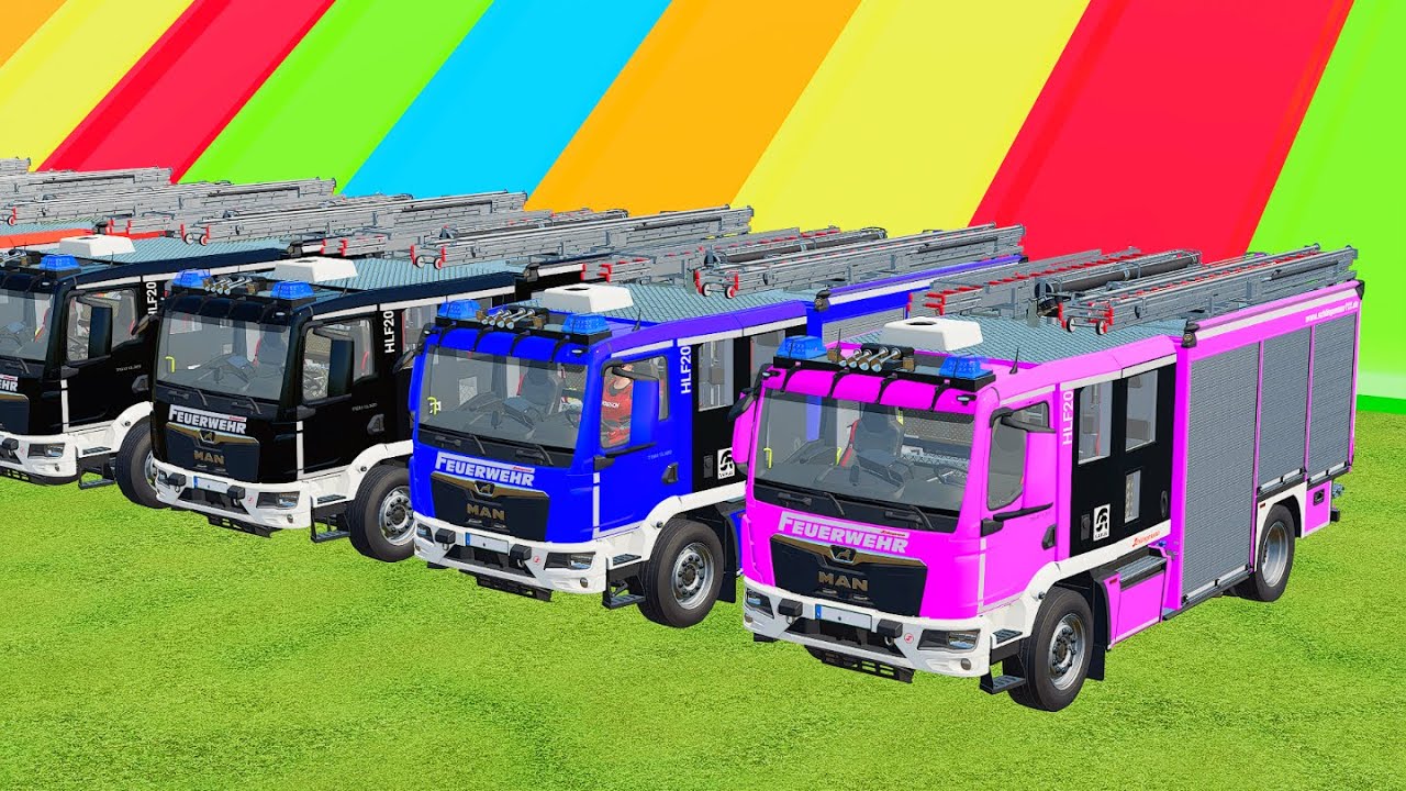 Transporting Farming Simulator 22 , FS22 , Game Fire Truck , Fire ...