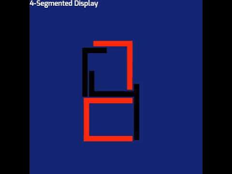 My First Ever Attempt on creating a 4-Segmented Display - YouTube