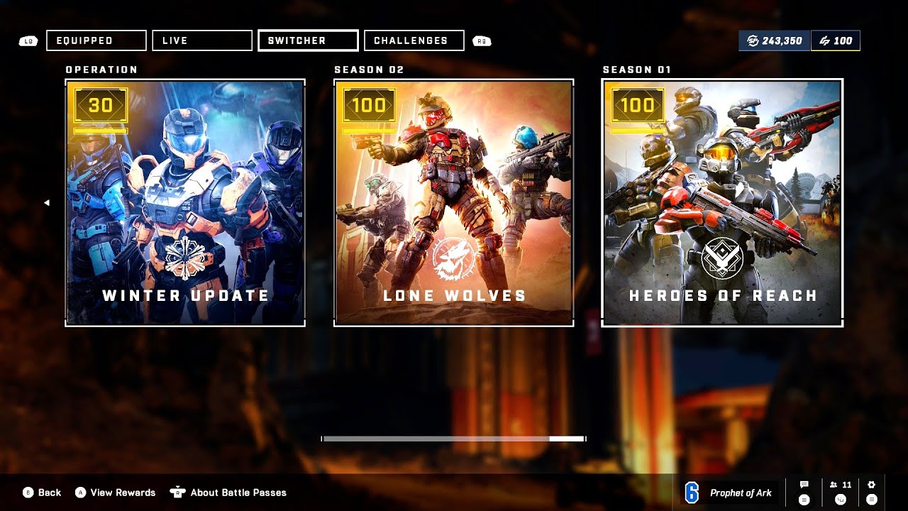 Halo Infinite - Season 1: Heroes of Reach Battle Pass Completion - YouTube
