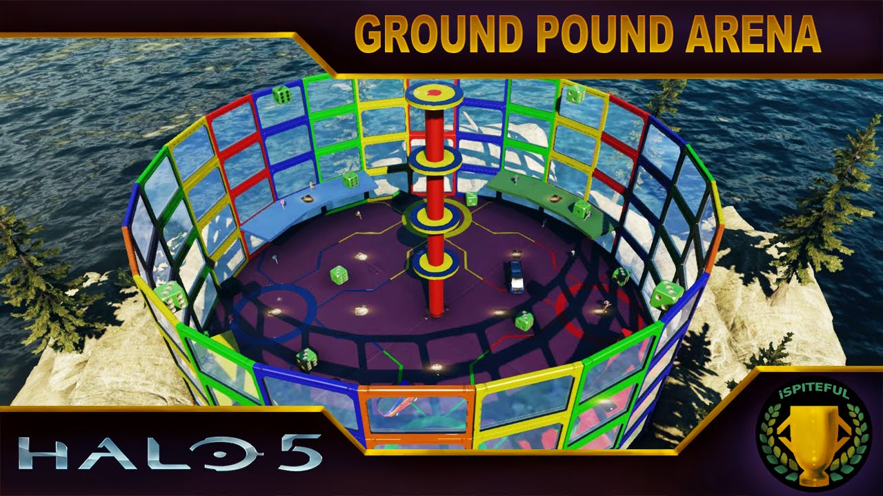 Halo 5 Custom Game : Ground Pound Arena - YouTube