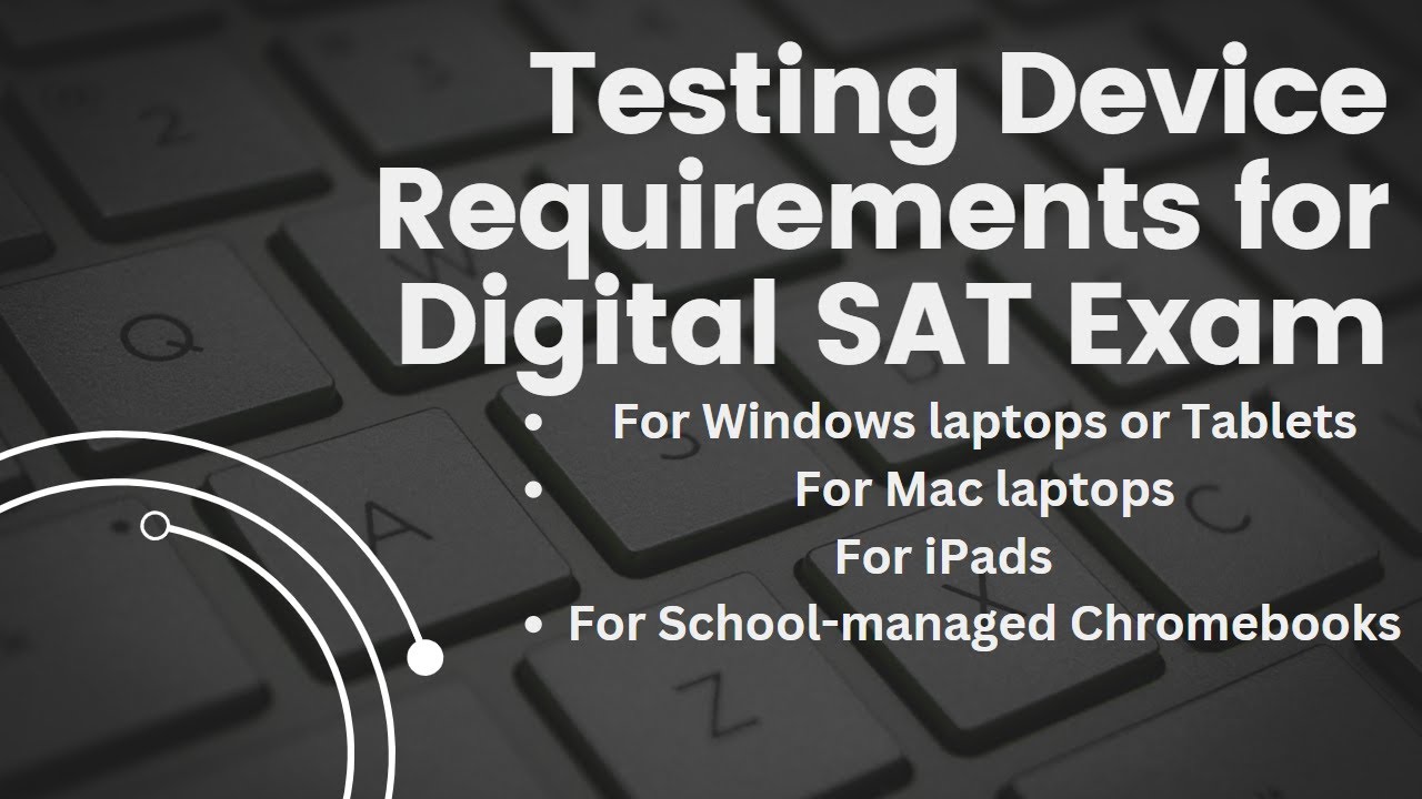 Testing Device Requirements for Digital SAT Exam - YouTube