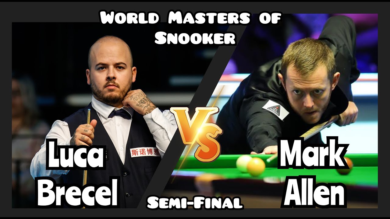Luca Brecel vs Mark Allen - World Masters of Snooker 2024 - Semi-Final ...