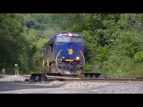N&W Heritage Unit Leads NS 55J - YouTube