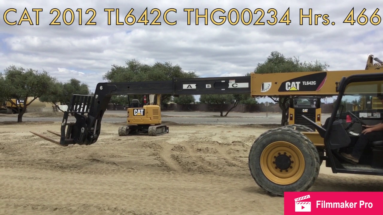 CAT 2012 TL642C THG00234 HRS. 466 - YouTube