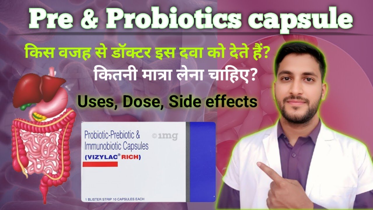 Prebiotics and probiotic capsules| Bifilac capsules uses,dose,side ...