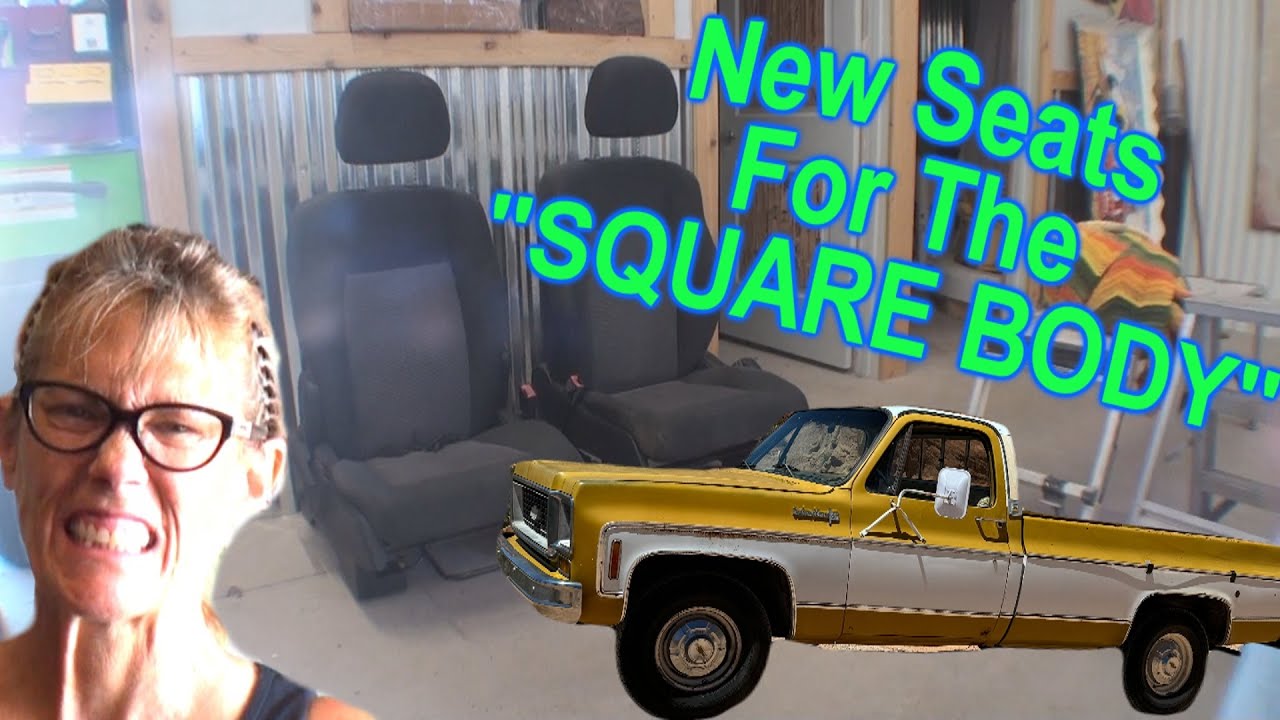 Restoring A "Square Body" Chevy Truck - New Bucket Seats Installed ...
