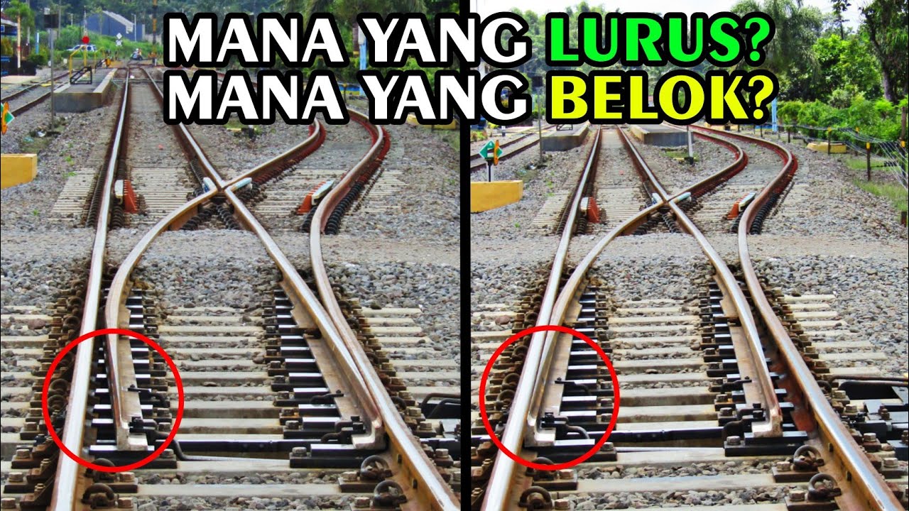 Bagaimana Kereta Api Bisa Pindah Jalur? - YouTube