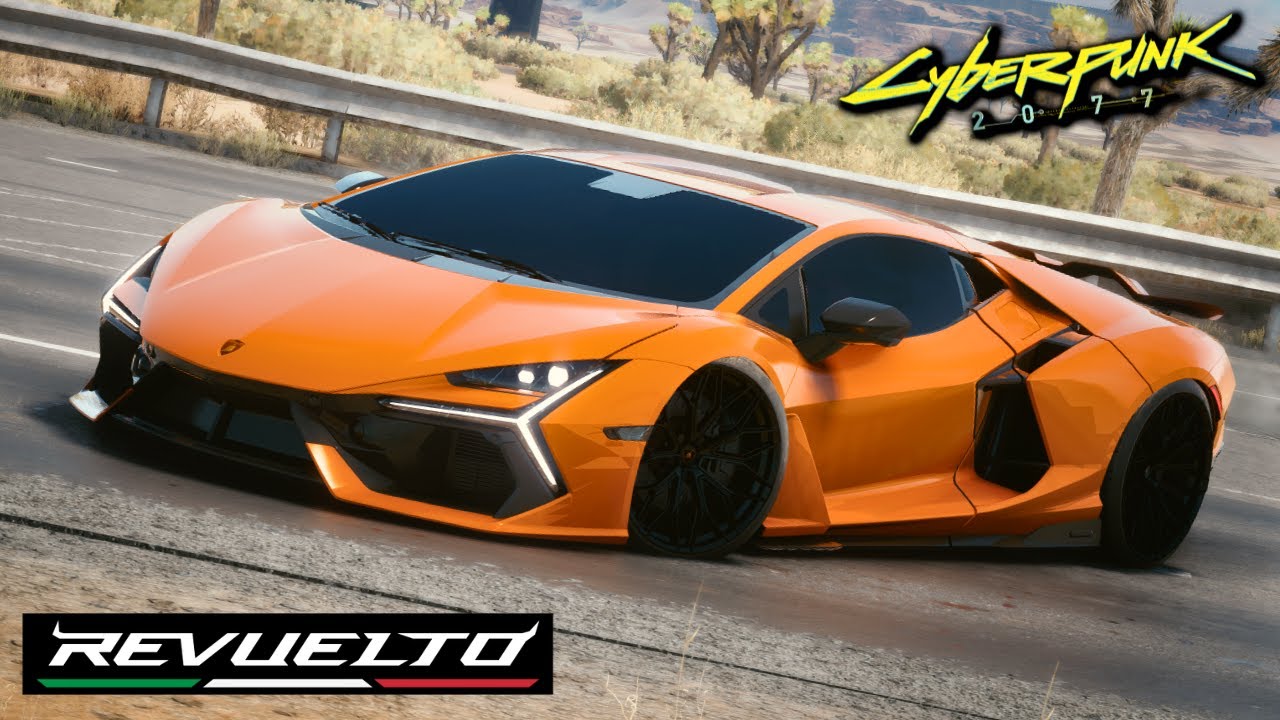 Cyberpunk 2077 - Lamborghini Revuelto 2023 Test Drive & Showcase ...
