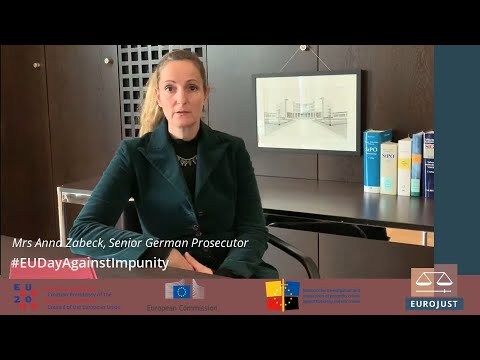 Ms Anna Zabeck , German Prosecutor | EU Day Against Impunity 2020 - YouTube