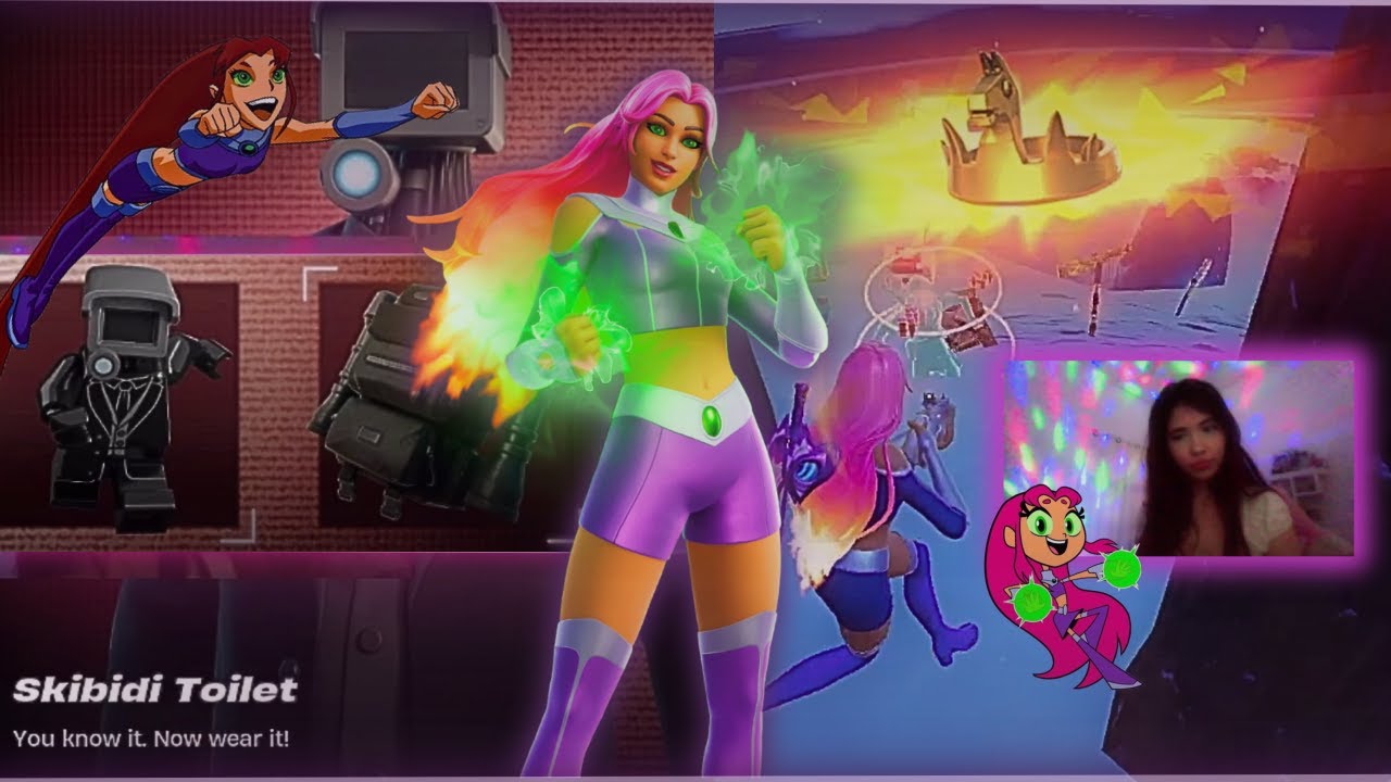 starfire fortnite gameplay + skibiddie review - YouTube