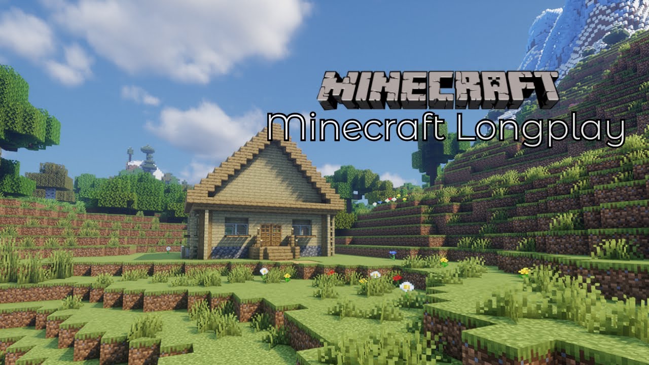 pov: you're building your first minecraft house | Minecraft Longplay ...