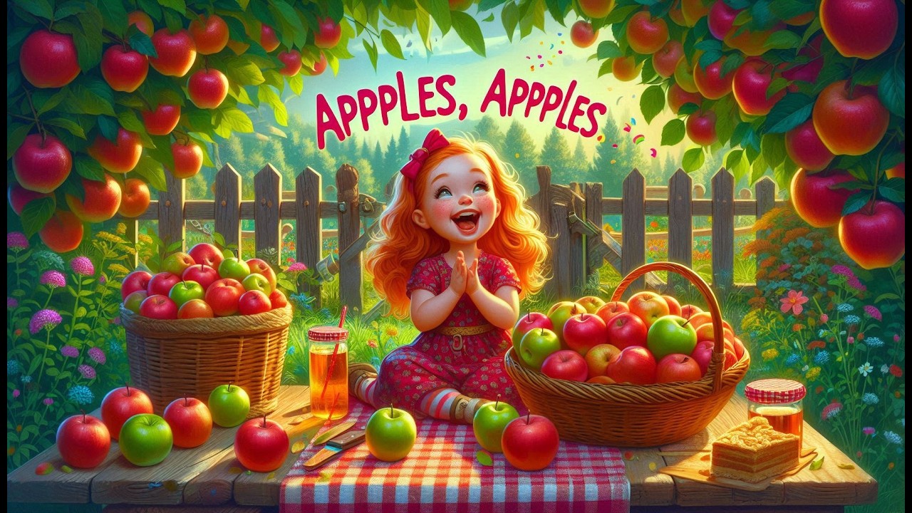 Yes Yes Apple Party Song for Kids Fruits Song Nursery Rhymes - YouTube