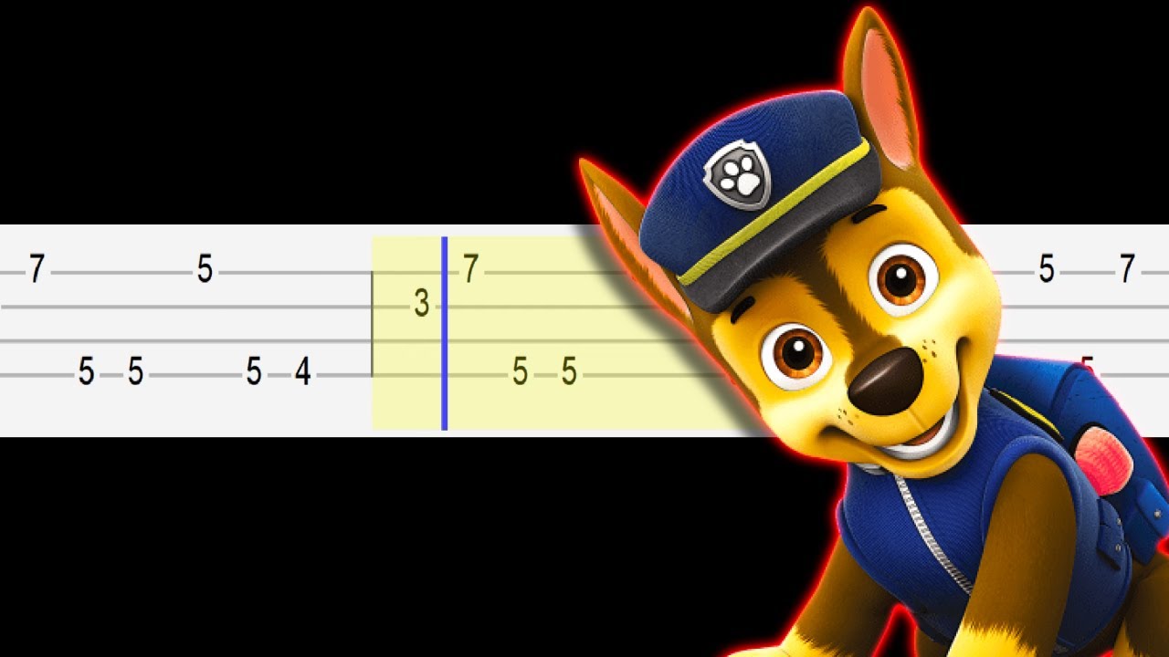 PAW Patrol Theme Song (Easy Ukulele Tabs Tutorial) - YouTube