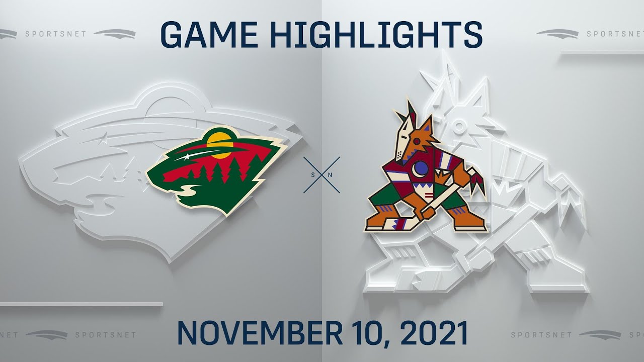 NHL Highlights | Wild vs. Coyotes - Nov 10, 2021 - YouTube
