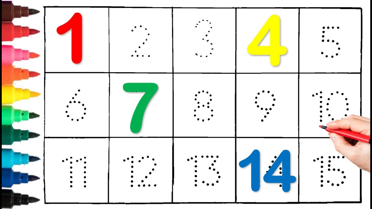 Inggri Indonesia belajar warna dan angka 1-15 || English Indonesian ...