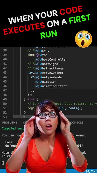 When your code executes on a first run - YouTube