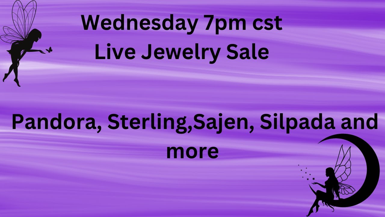 Live Jewelry Sale Wednesday evening 01/04/23 7pm cst - YouTube