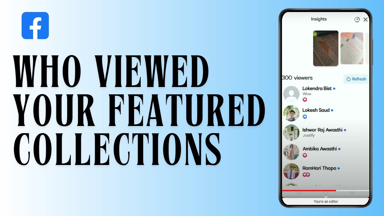 How to Know Who Viewed Your Featured Collections on Facebook (2024) I ...