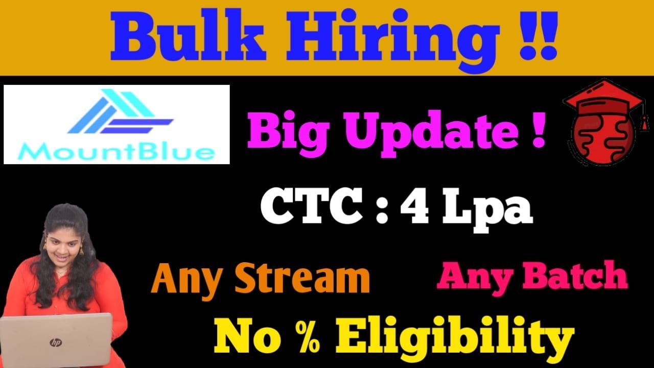 MountBlue Off Campus Recruitment| MountBlue job for freshers | All Branches Eligible #freshers # ...