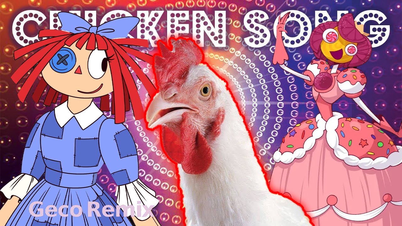 THE AMAZING DIGITAL CIRCUS - Hands Up (Explode) - Chicken Song (Meme Cover) - YouTube