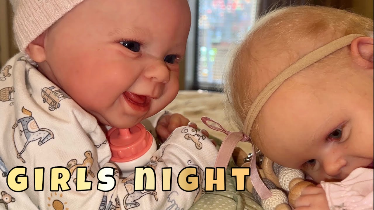 GIRLS💕NIGHT💕IN 💕 with Maizie and Piper reborn roleplay #reborns #rebornbaby Bella boo reborn ...
