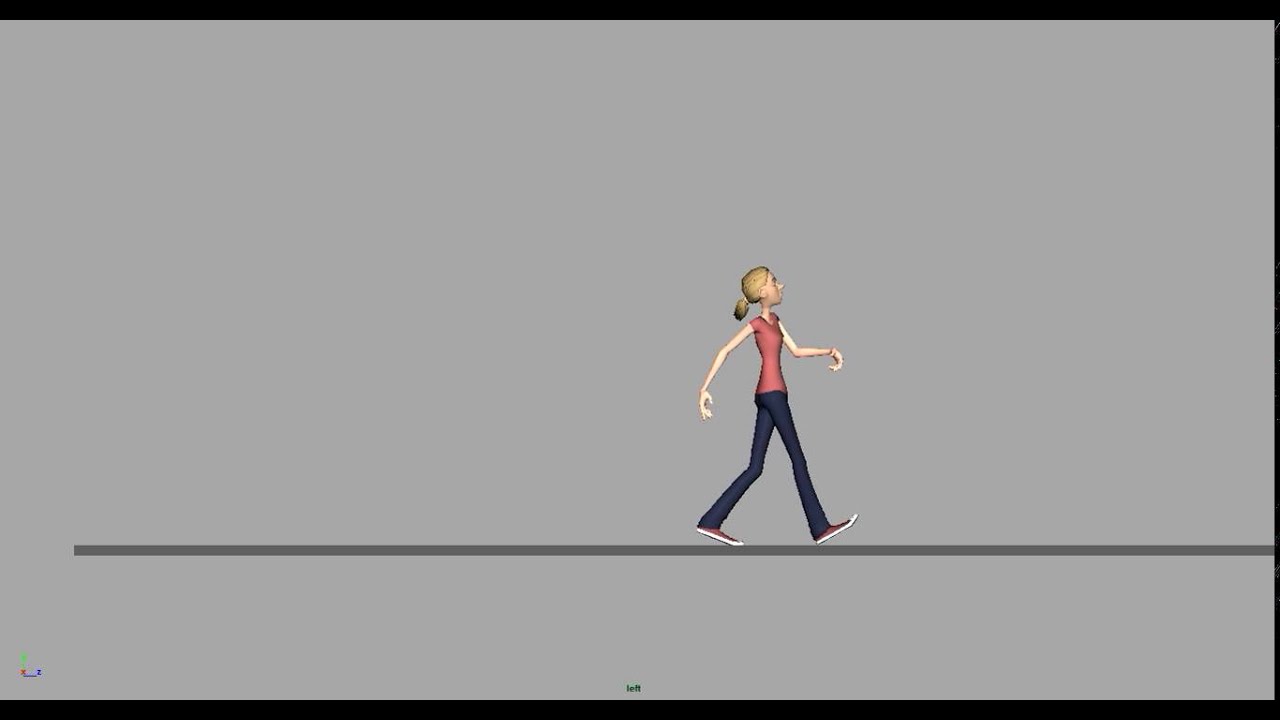 personality walk cycle_step_Side - YouTube