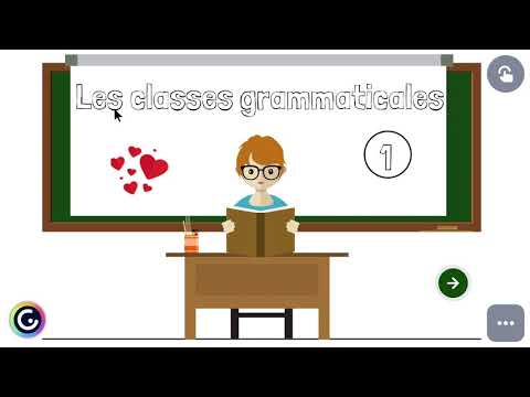 Capsule classes grammaticales - YouTube