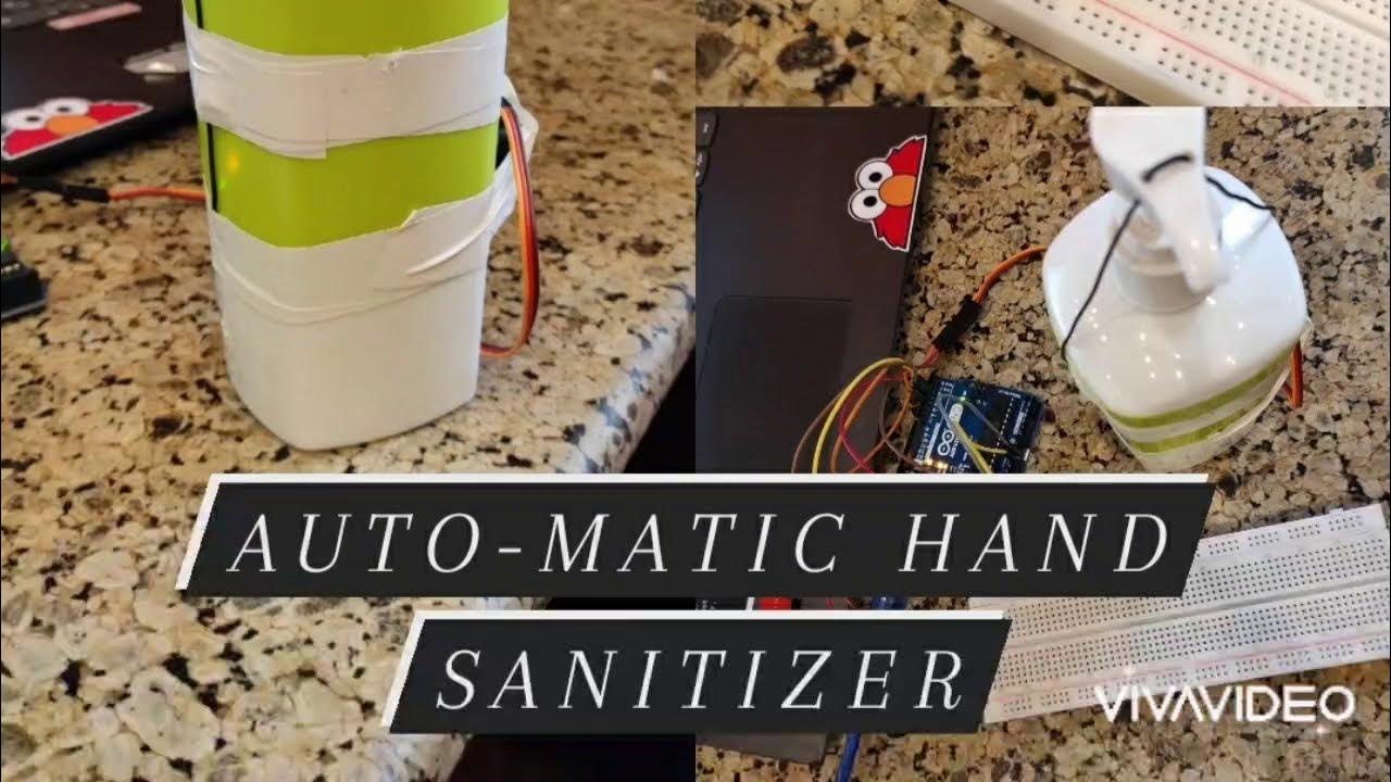 Auto-matic hand sanitizer with Arduino UNO (low cost) - YouTube